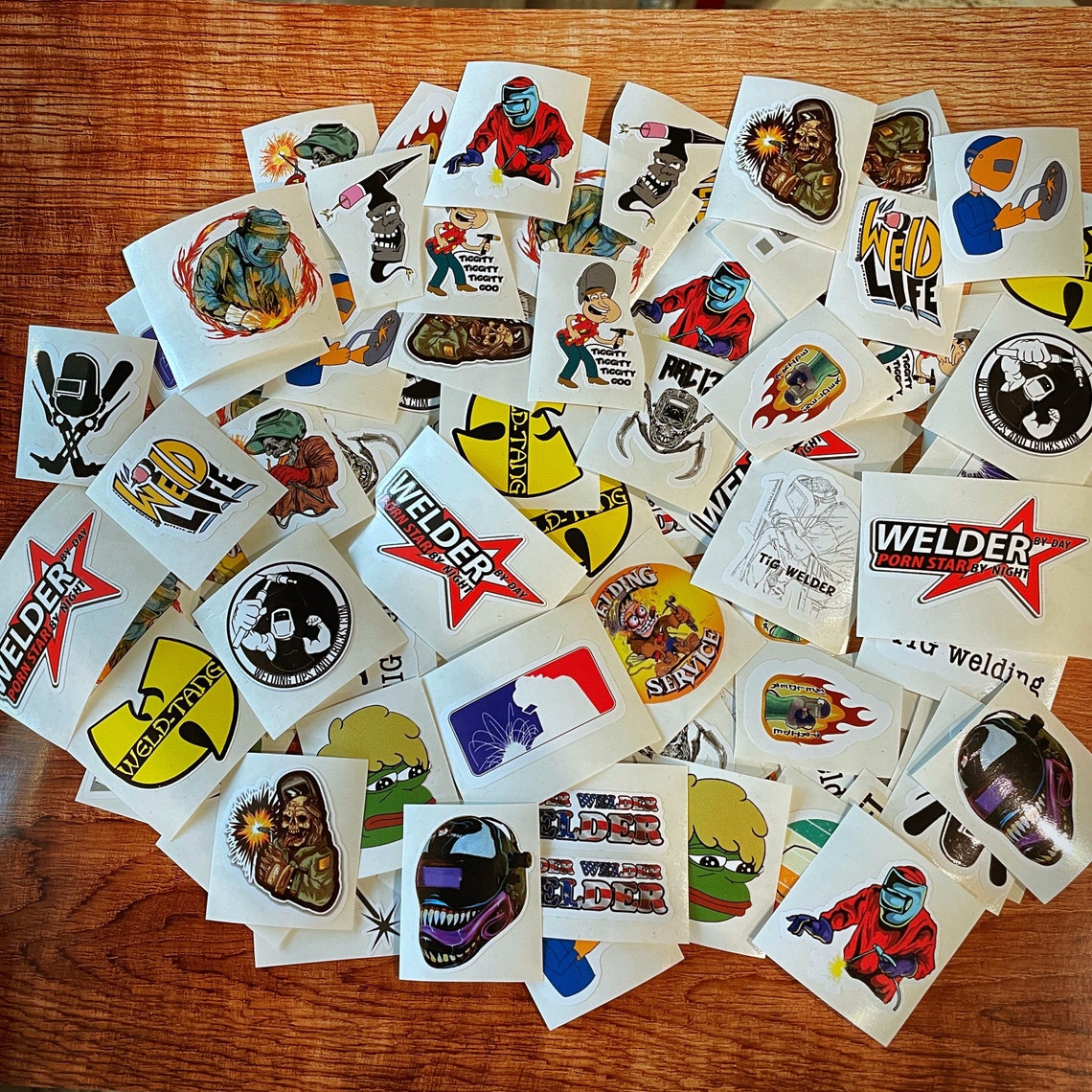 X50 Tig Welding Sticker / Decal Set Stickerbombing Helmet / - Etsy