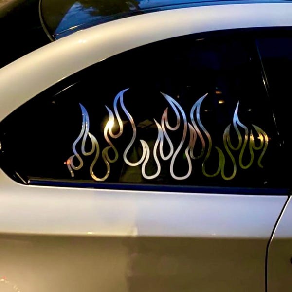Flame Decals - Etsy