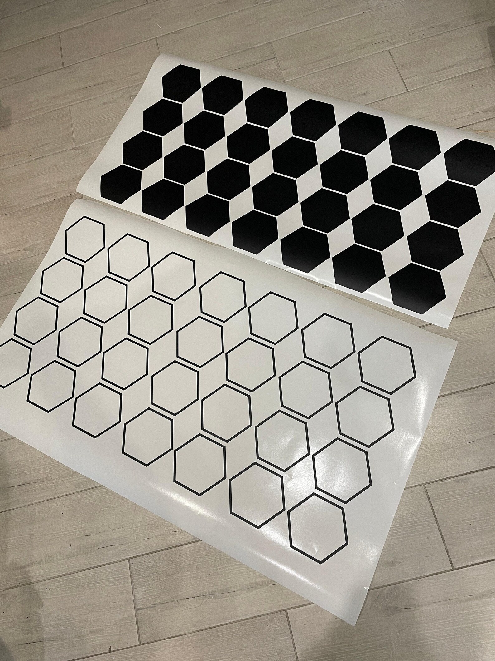 Hexagon / Honeycomb Decals - Fits for ANY Car - ANY Color - Custom Car ...