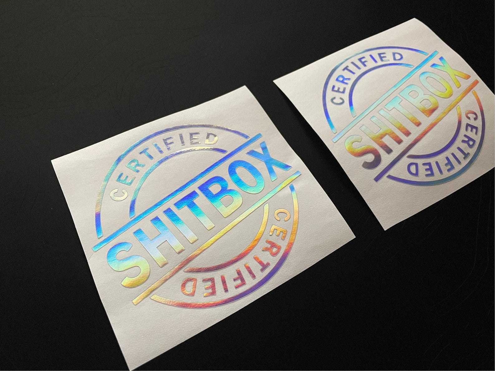 Shitbox Certificated - JDM Car Decal, Racing Car Sticker, Funny Car ...