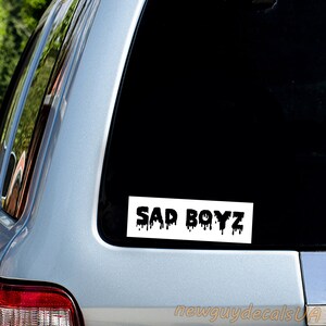 SAD BOYZ JDM Oil Slick Sticker - Anime Decal - Japan Car - Window Decal ...