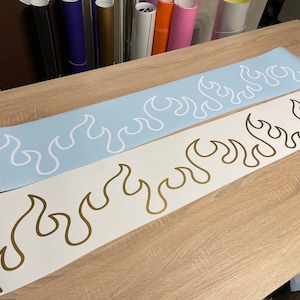 Flames Fire Windshield Window Car Decal Sticker - Fits for Any Vehicle ...