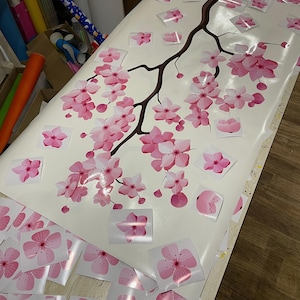 Sakura Cherry Blossom Car Livery, Japanese Itasha Anime Wrap, Realistic ...