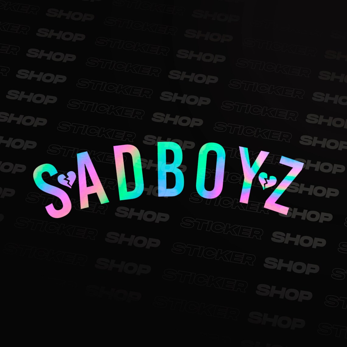 SAD BOYZ JDM Oil Slick Sticker Anime Decal Japan Car - Etsy