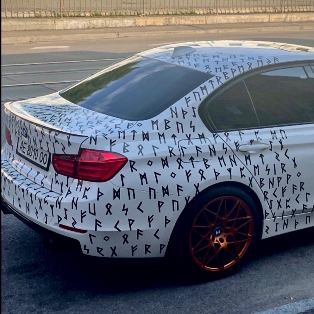 Runic JDM Car Livery Decal Sticker / Rune / Side Vehicle Wrap / Bumper ...