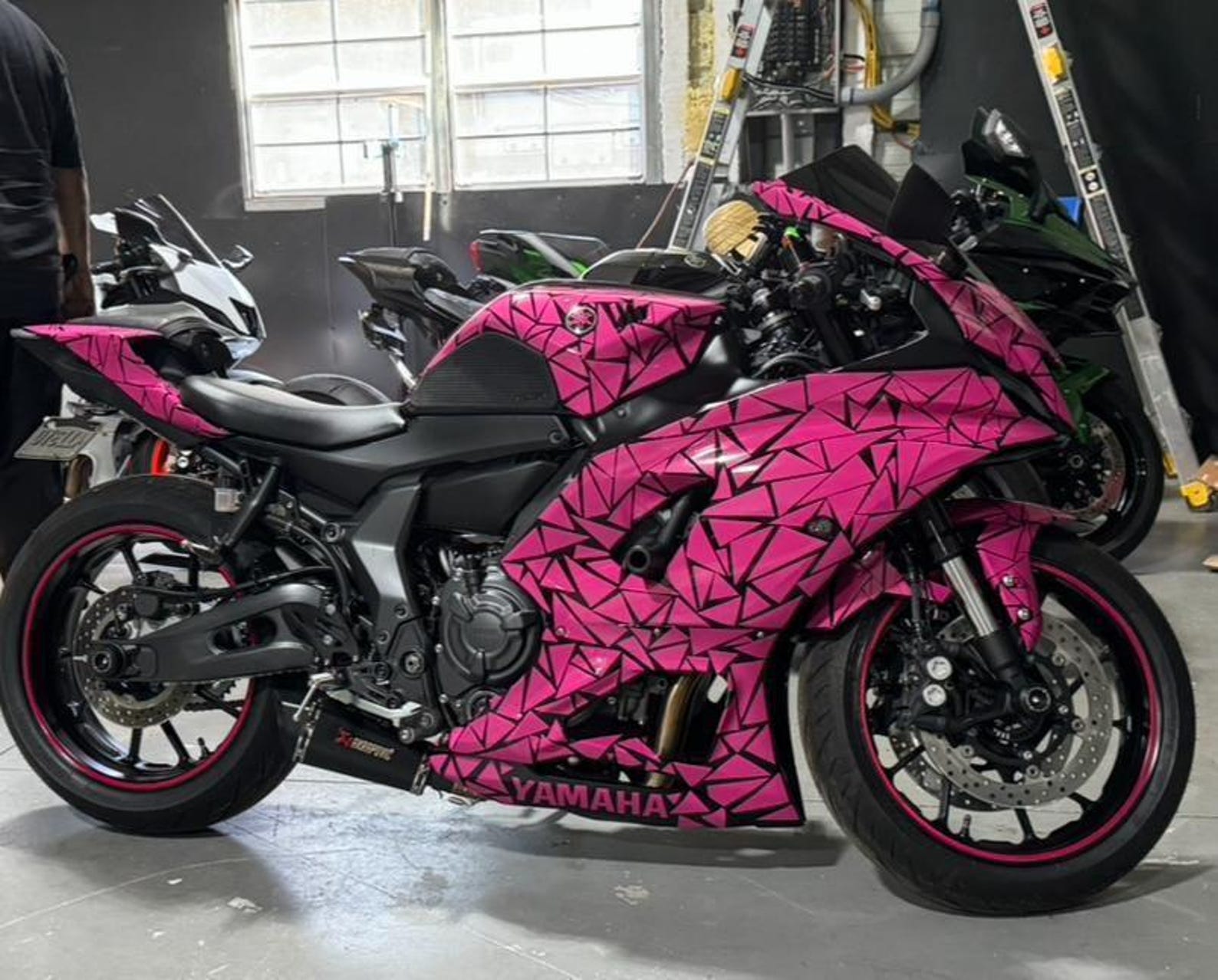 X300 Motorcycle Triangle Stickers, Moto Wrapping Pack Decals, Biker ...