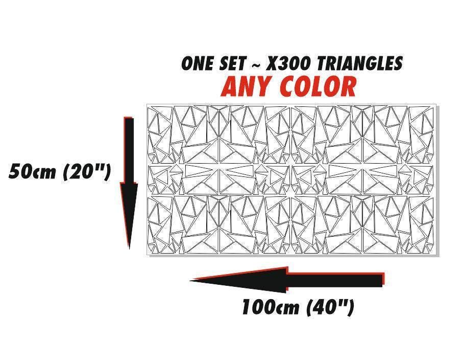 Moto Stickers Wrap, X300 Pack Triangles, Moto Wrap, Custom Motorcycle ...