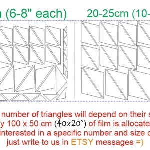 Triangles JDM Car Livery Decal Sticker Side Vehicle Wrap Bumper Sticker ...