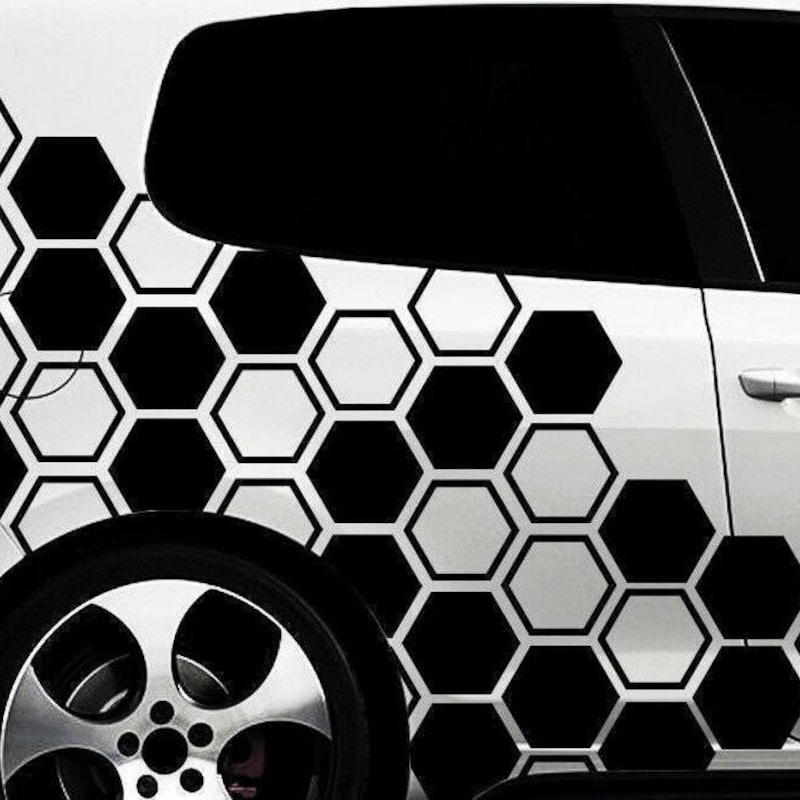 Hexagon Stickers - Etsy
