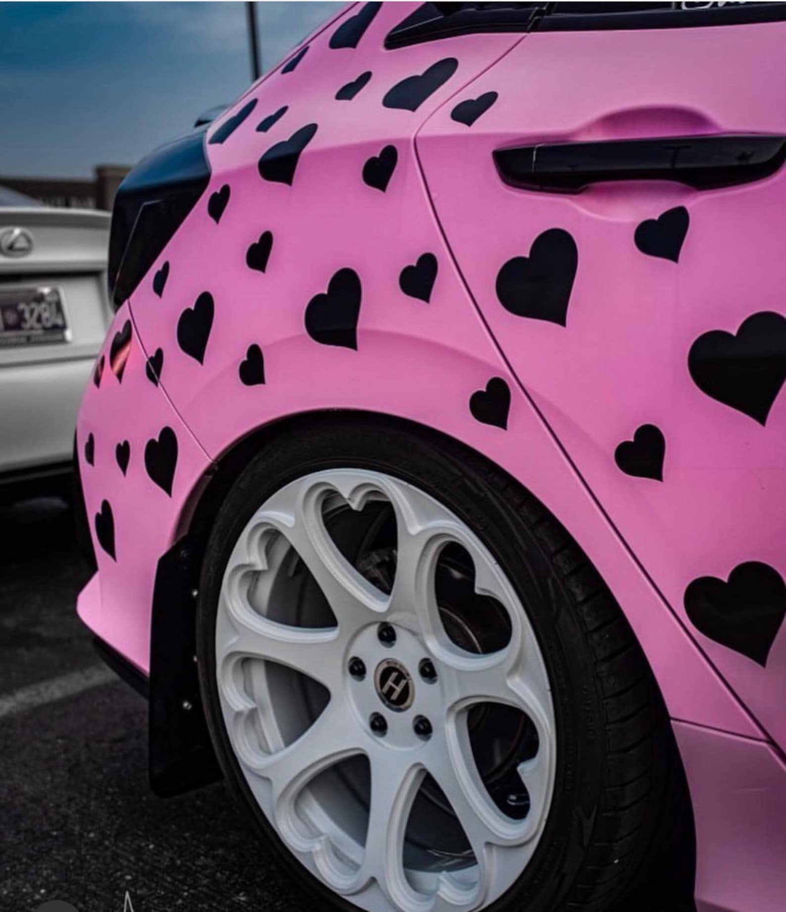 Hearts JDM Car Livery Decal Sticker Side Vehicle Wrap Bumper - Etsy