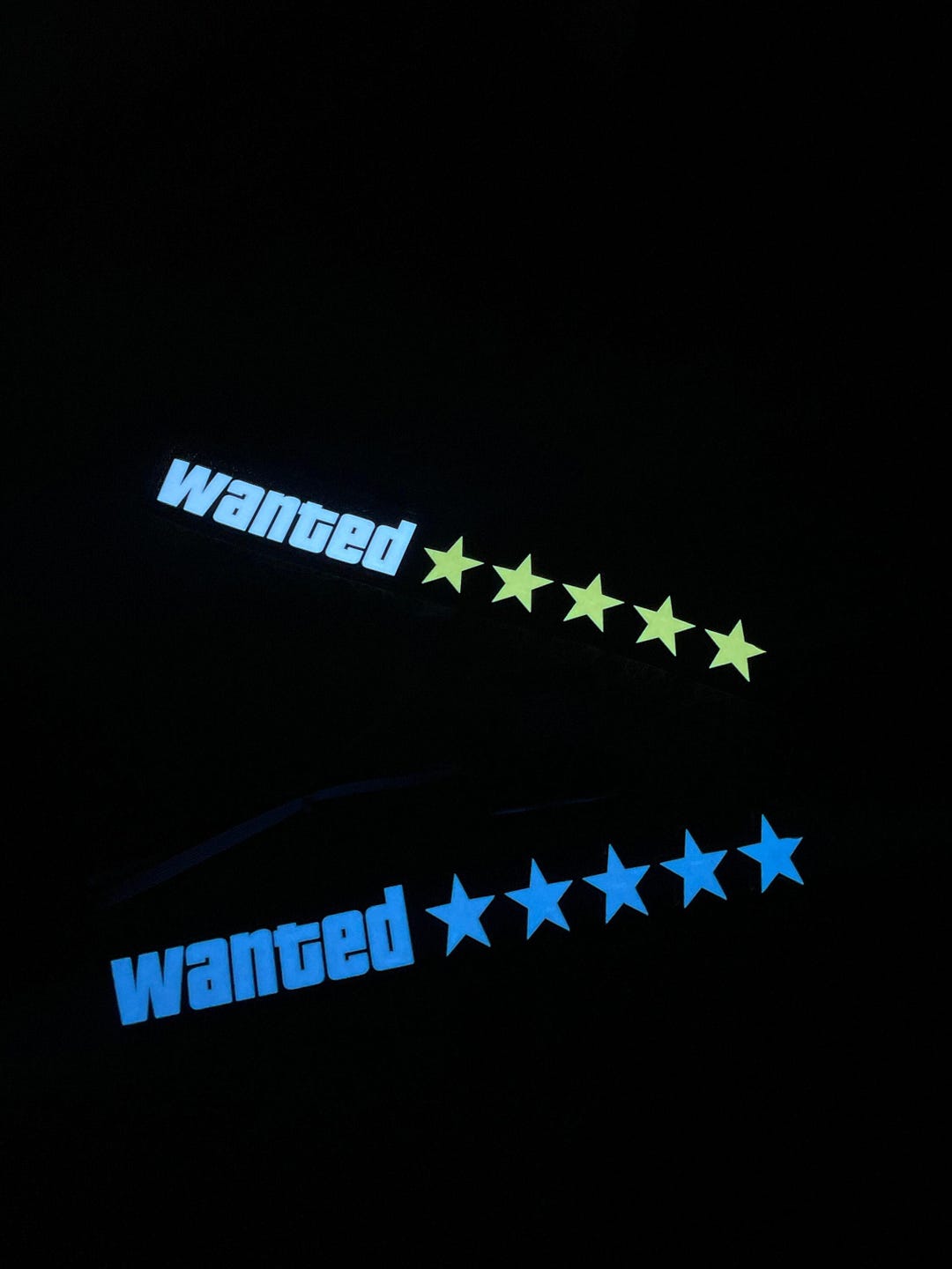 Wanted Electric Glowing Led Sticker / Decal ! New Electric Stickers ...