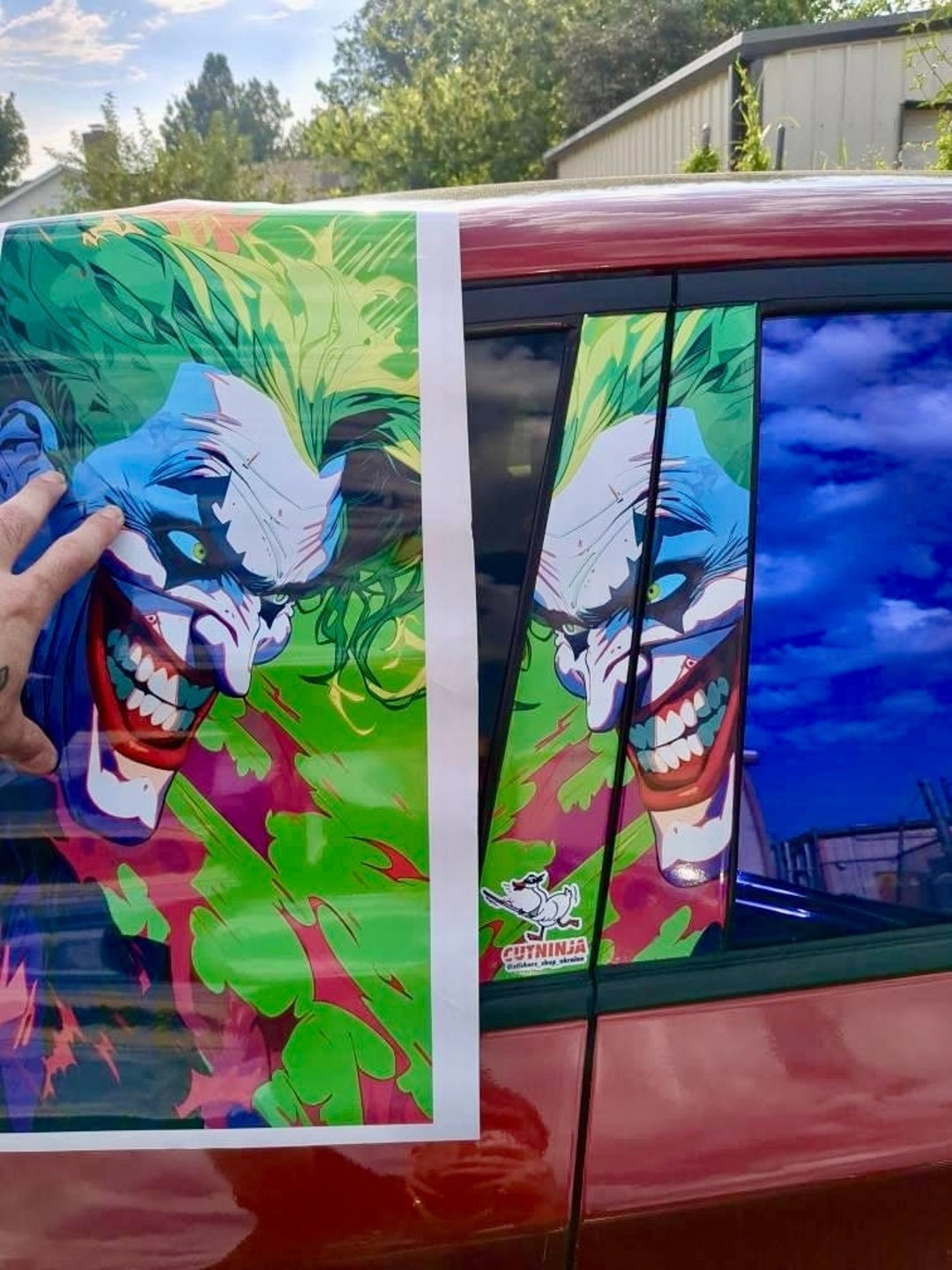 Custom Samurai Door Livery Wrap - Vinyl Anime Sticker for Car Pillars ...