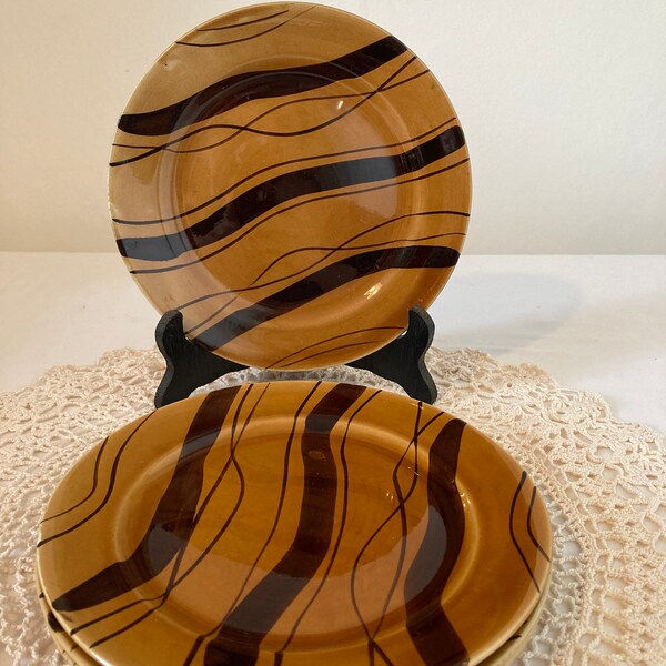 Ceramics Waves Plate - Etsy