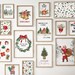 15 Christmas Gallery Wall Art Holiday Wall Prints Winter - Etsy
