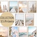 Coastal Gallery Wall Set of 15 Prints, Neutral Landscape Posters ...