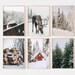 100 Winter Prints, Christmas Gallery Wall Decor, Winter Bundle Posters ...