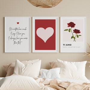20 Prints, Valentines Day Printables, Gallery Wall Set Prints ...
