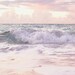 Pastel Pink Sea Art Print Horizontal Beach Wall Art Coastal - Etsy