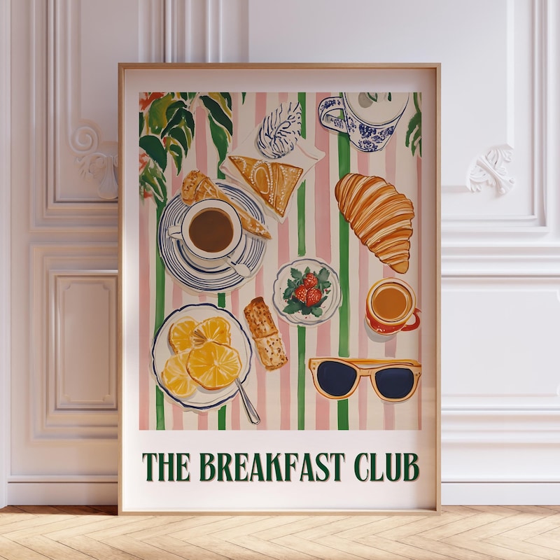 Pink Green Large Poster - Etsy UK