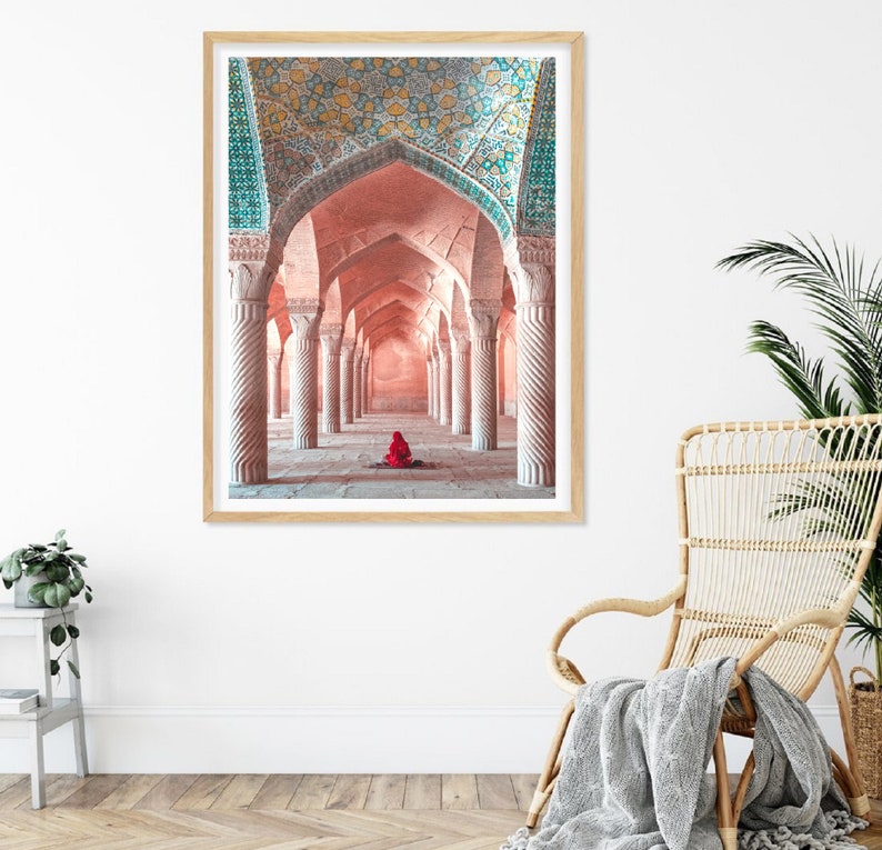 Marrakech Print Moroccan Wall Decor Moroccan Architecture | Etsy