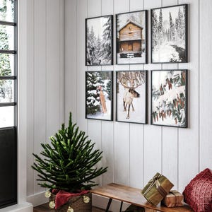 100 Winter Prints, Christmas Gallery Wall Decor, Winter Bundle Posters ...