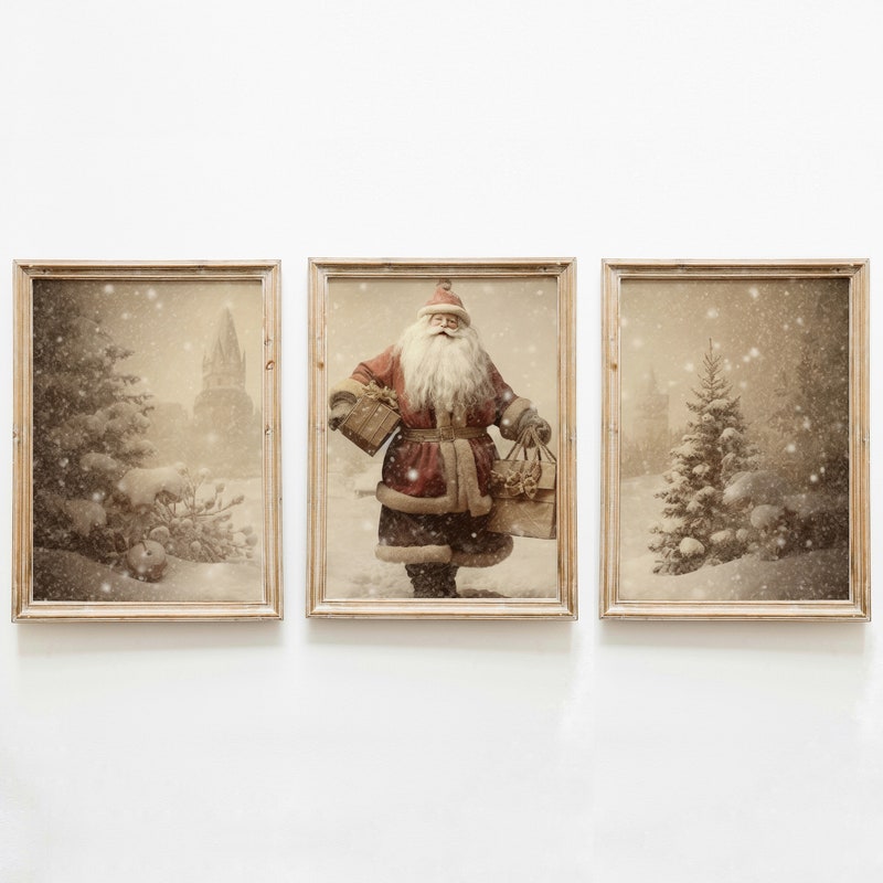 Santa Claus Print - Etsy