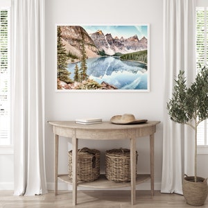 Banff National Park Wall Art, Lake Louise Print, Canada Nature ...