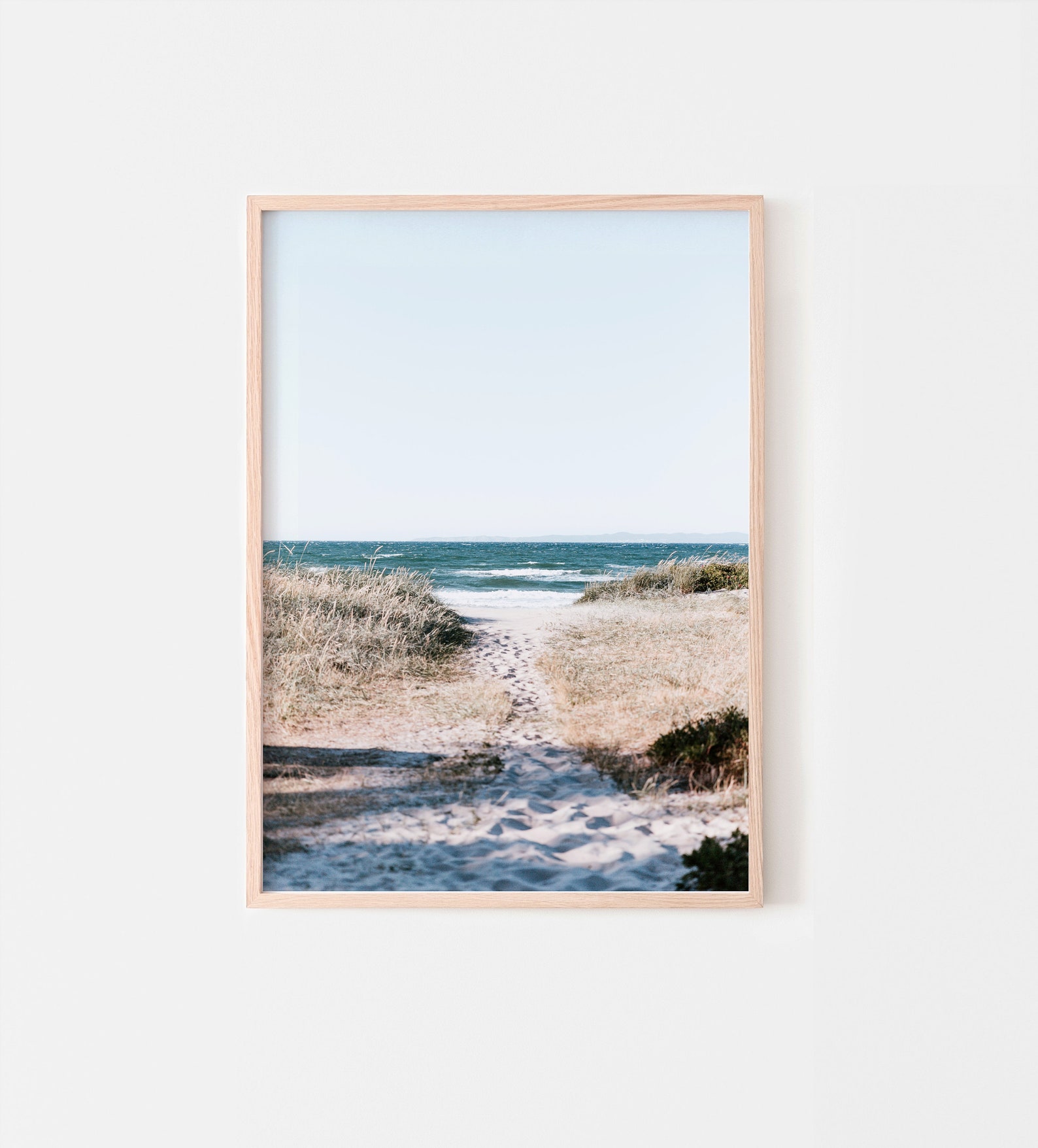 Coastal Set of 6 Prints, Boho Beach Gallery Wall, Boho Coastal Wall Art ...