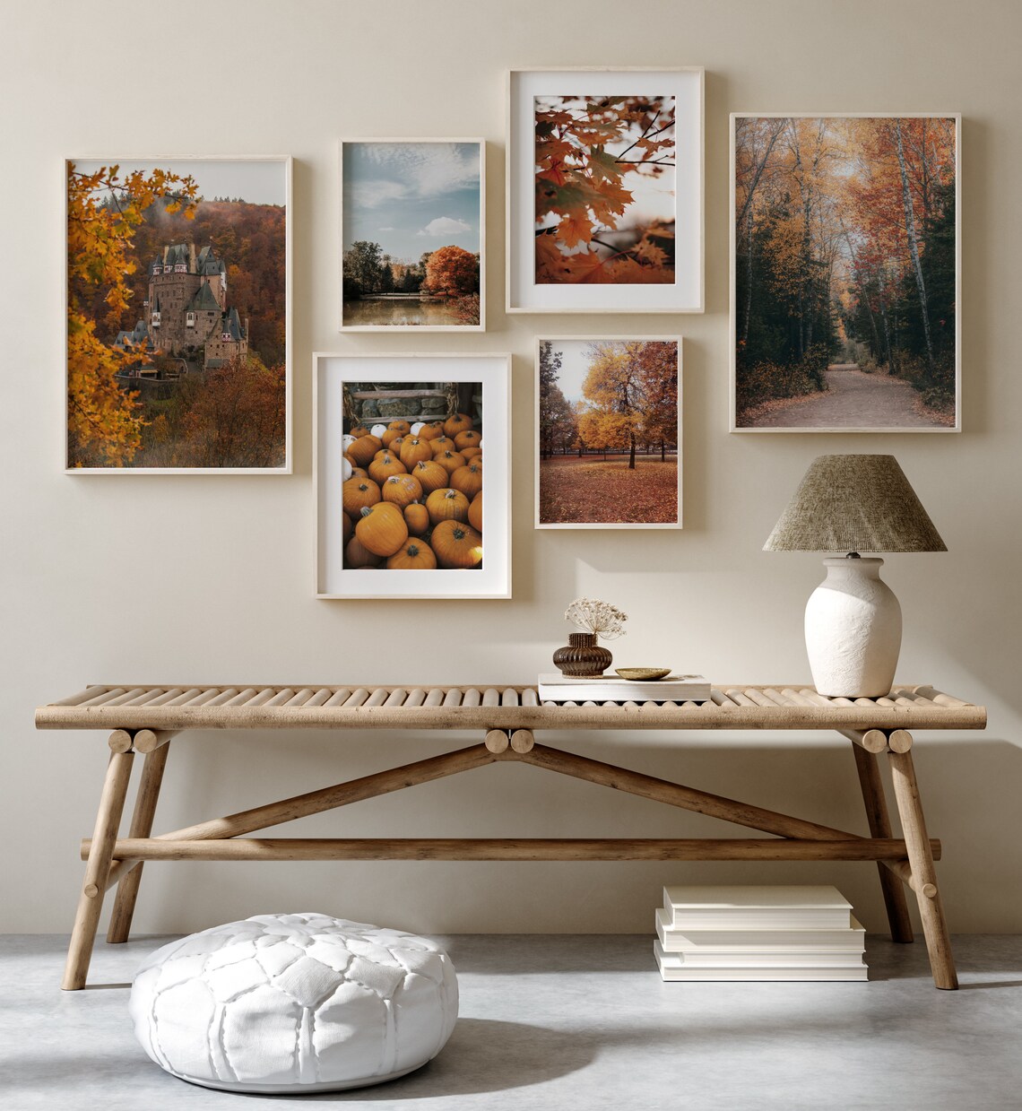 Autumn Gallery Wall Set of 6 Prints Fall Landscape - Etsy