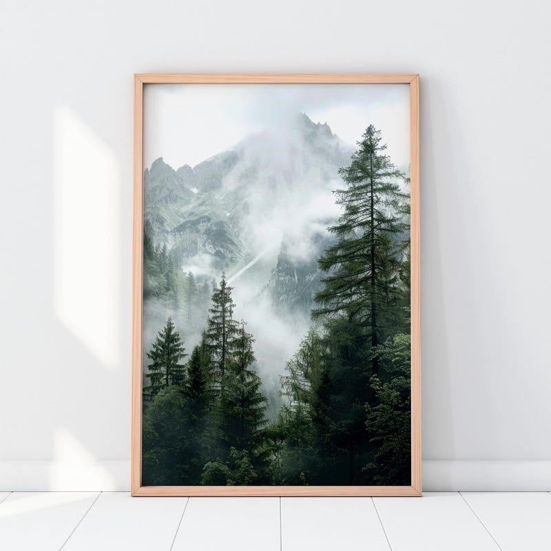 Large Dark Vertical Print - Etsy