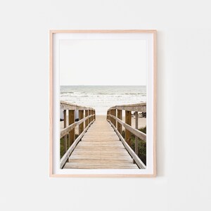 Printable Boho Coastal Prints Set of 2, Neutral Beach Room Wall Art ...