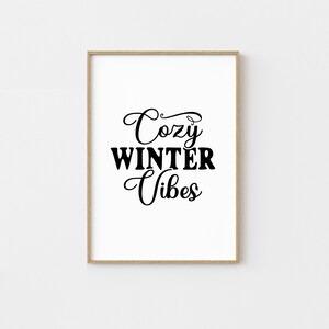 Winter Gallery Wall Set of 6 Prints, Christmas Posters, Snowy Landscape ...