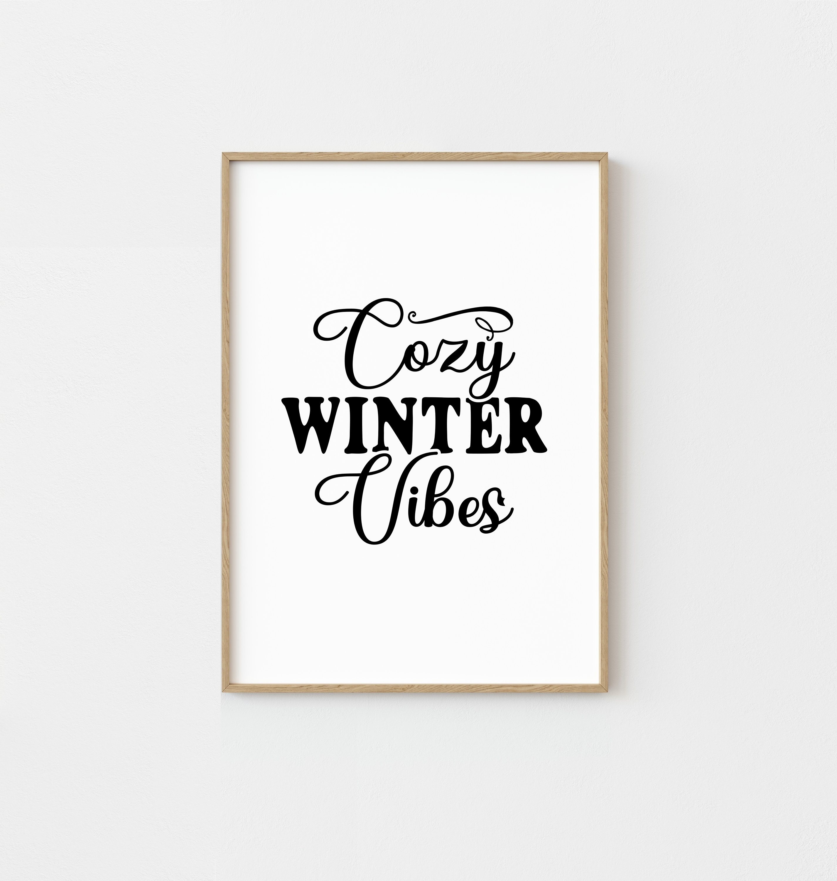 Winter Gallery Wall Set of 6 Prints Christmas Posters Snowy - Etsy