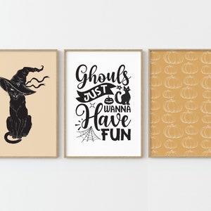 20 Halloween Prints Wall Art, Bundle of 20 Printables, Spooky Home ...
