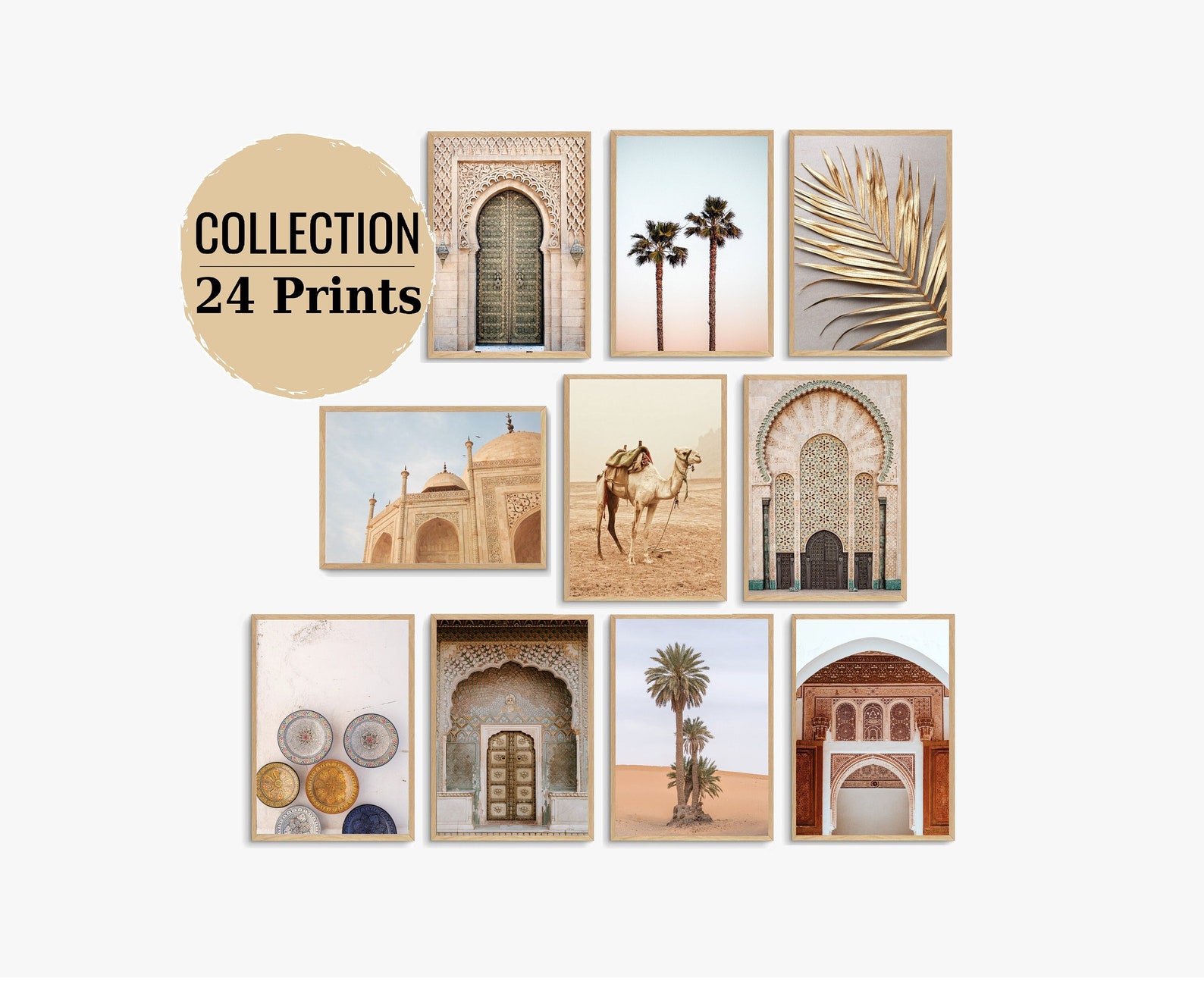 Moroccan Prints Set of 24 Prints Marrakech Wall Art - Etsy