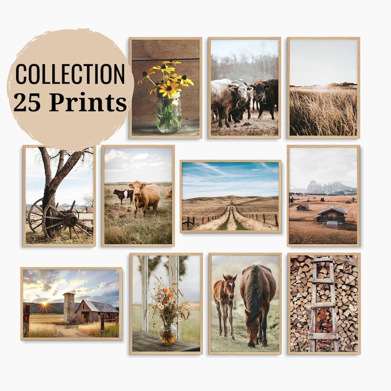 Farm Wall Art - Etsy