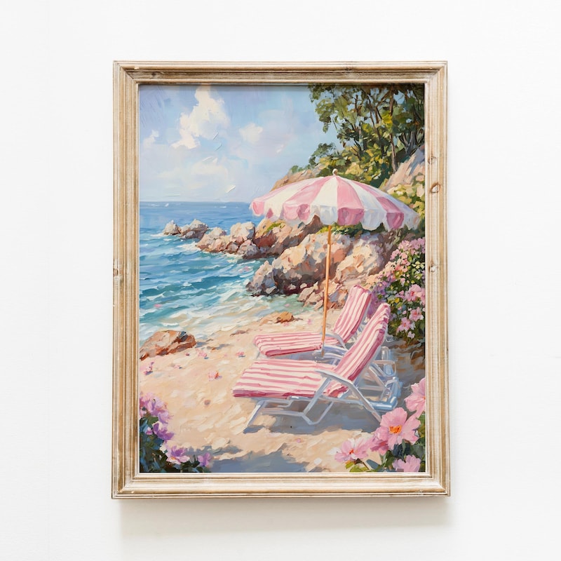 Vintage Beach Art - Etsy