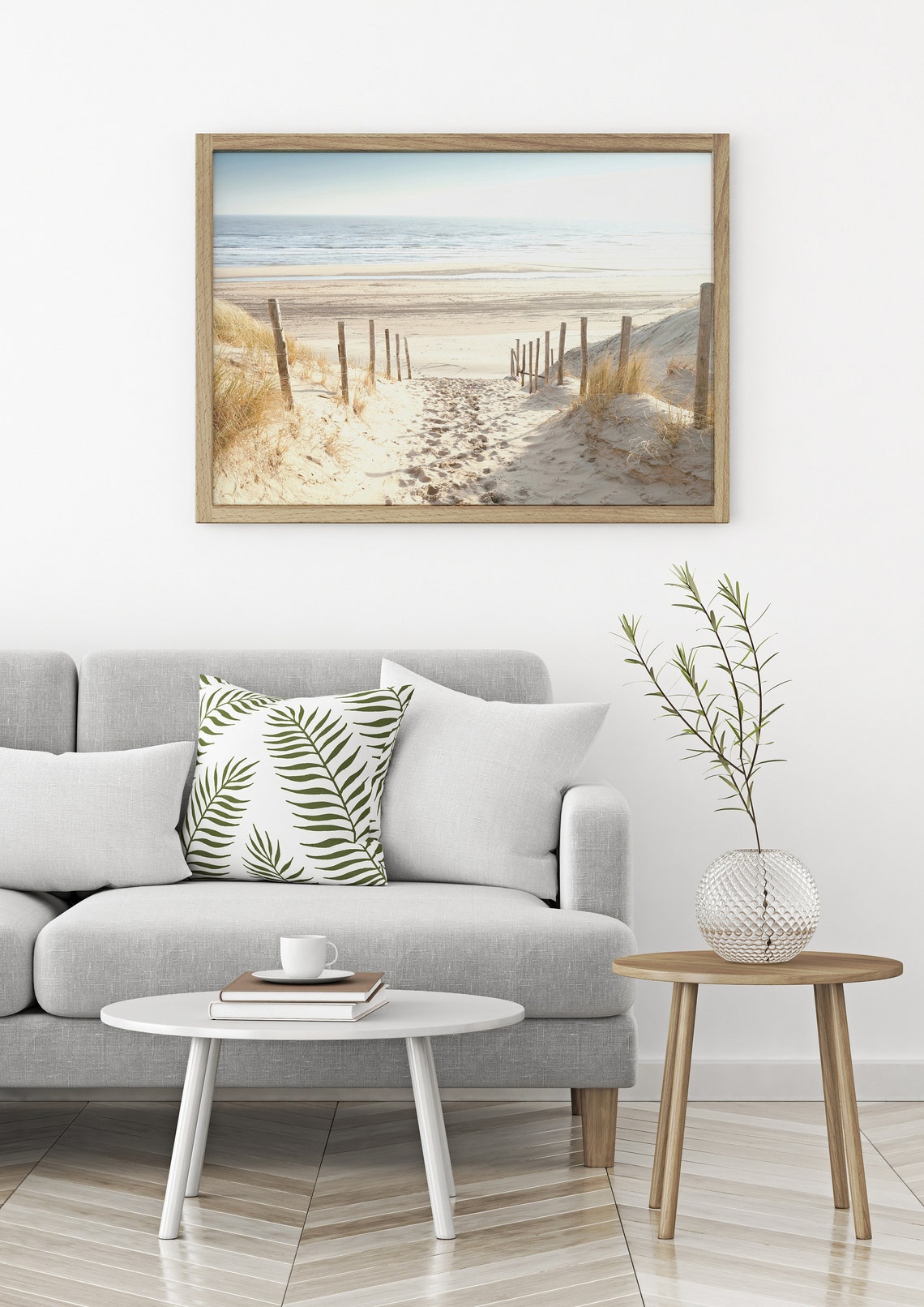 Neutral Beach Print Sea Dunes Photography Boho Coastal Wall | Etsy