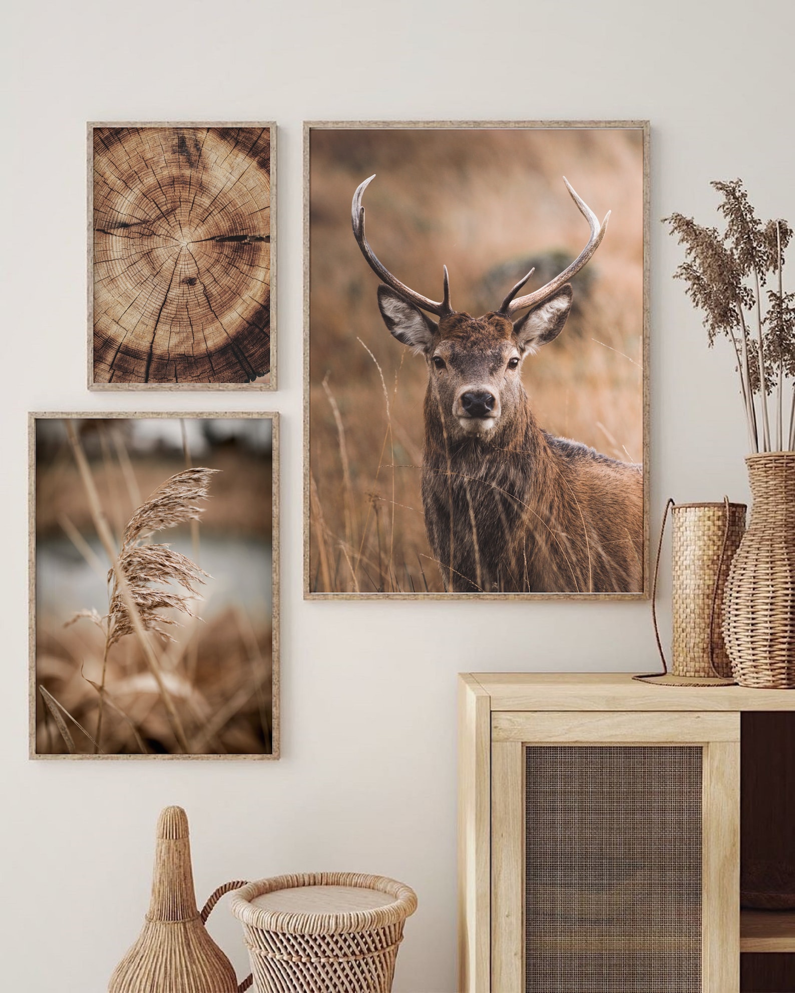 15 Prints, Nature Gallery Wall Set, Lake Nature Prints, Forest ...