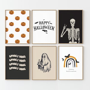 20 Halloween Prints Wall Art, Bundle of 20 Printables, Spooky Home ...