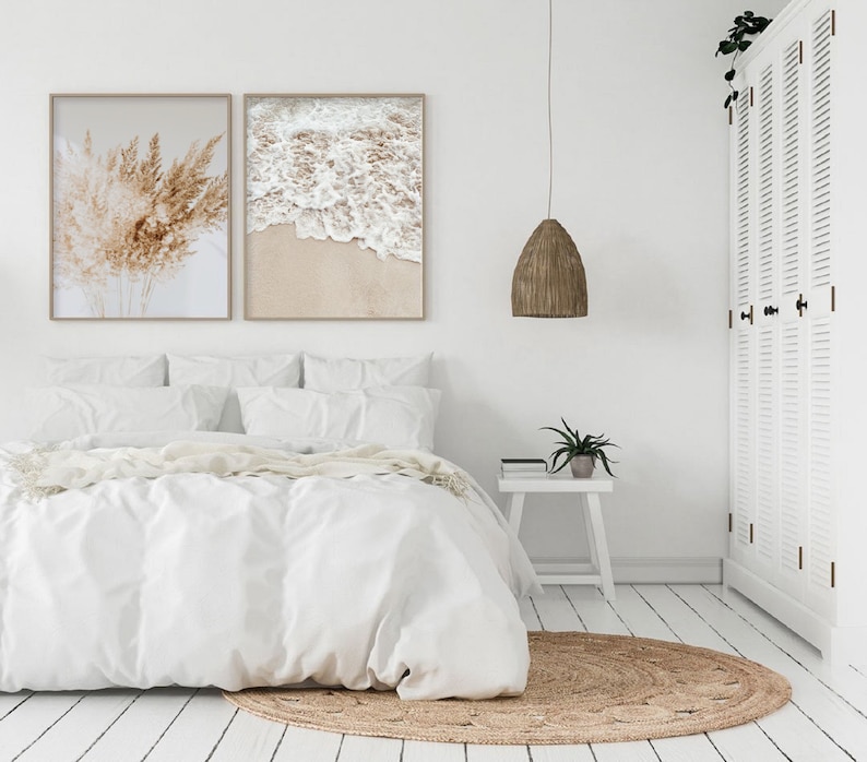 Neutral Gallery Wall Set of 9 Prints Boho Modern Gallery - Etsy