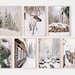 100 Winter Prints, Christmas Gallery Wall Decor, Winter Bundle Posters ...