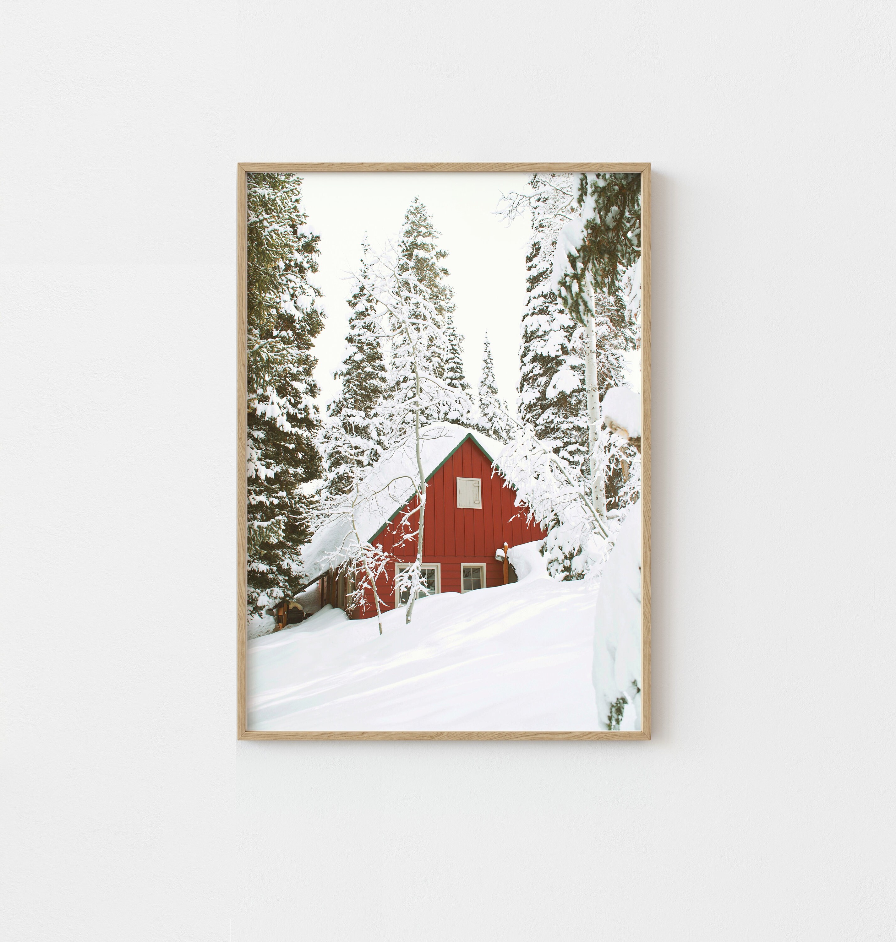 Winter Gallery Wall Set of 6 Prints Christmas Posters Snowy - Etsy