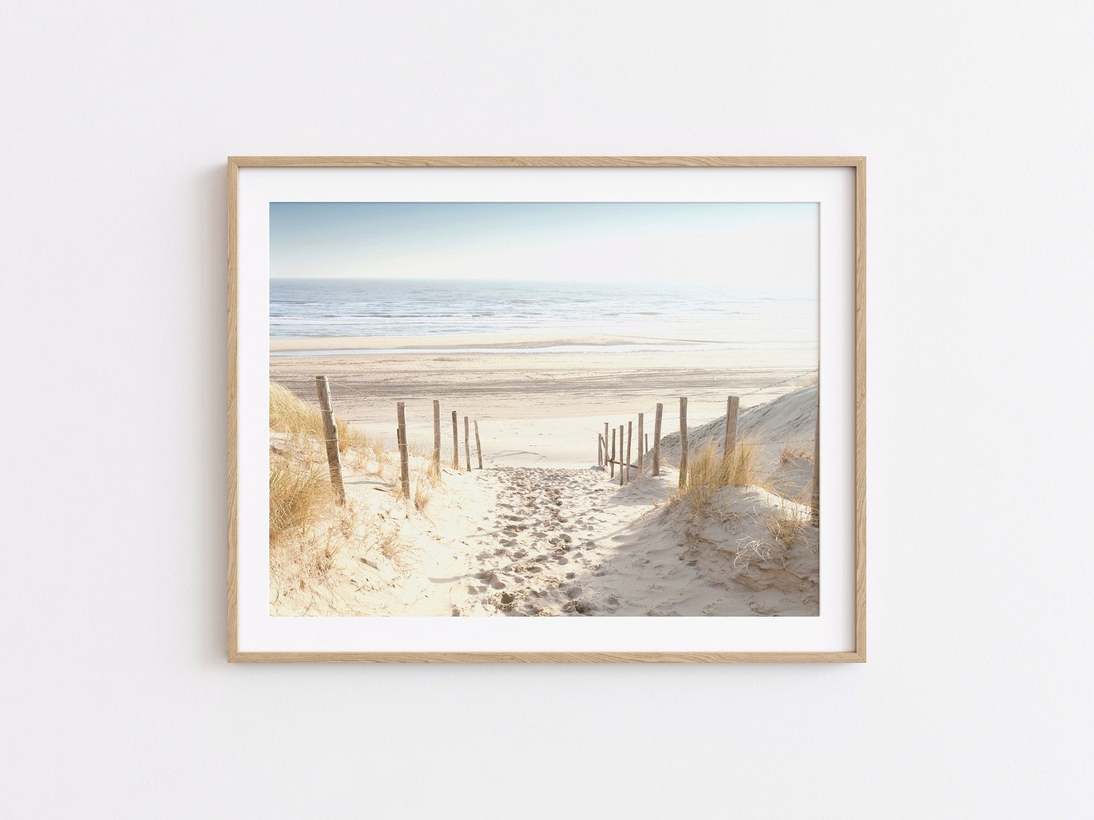 Neutral Beach Print Sea Dunes Photography Boho Coastal Wall - Etsy