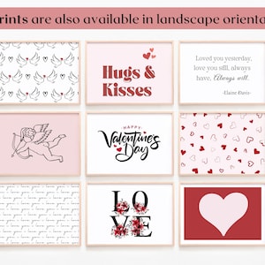 20 Prints, Valentines Day Printables, Gallery Wall Set Prints ...