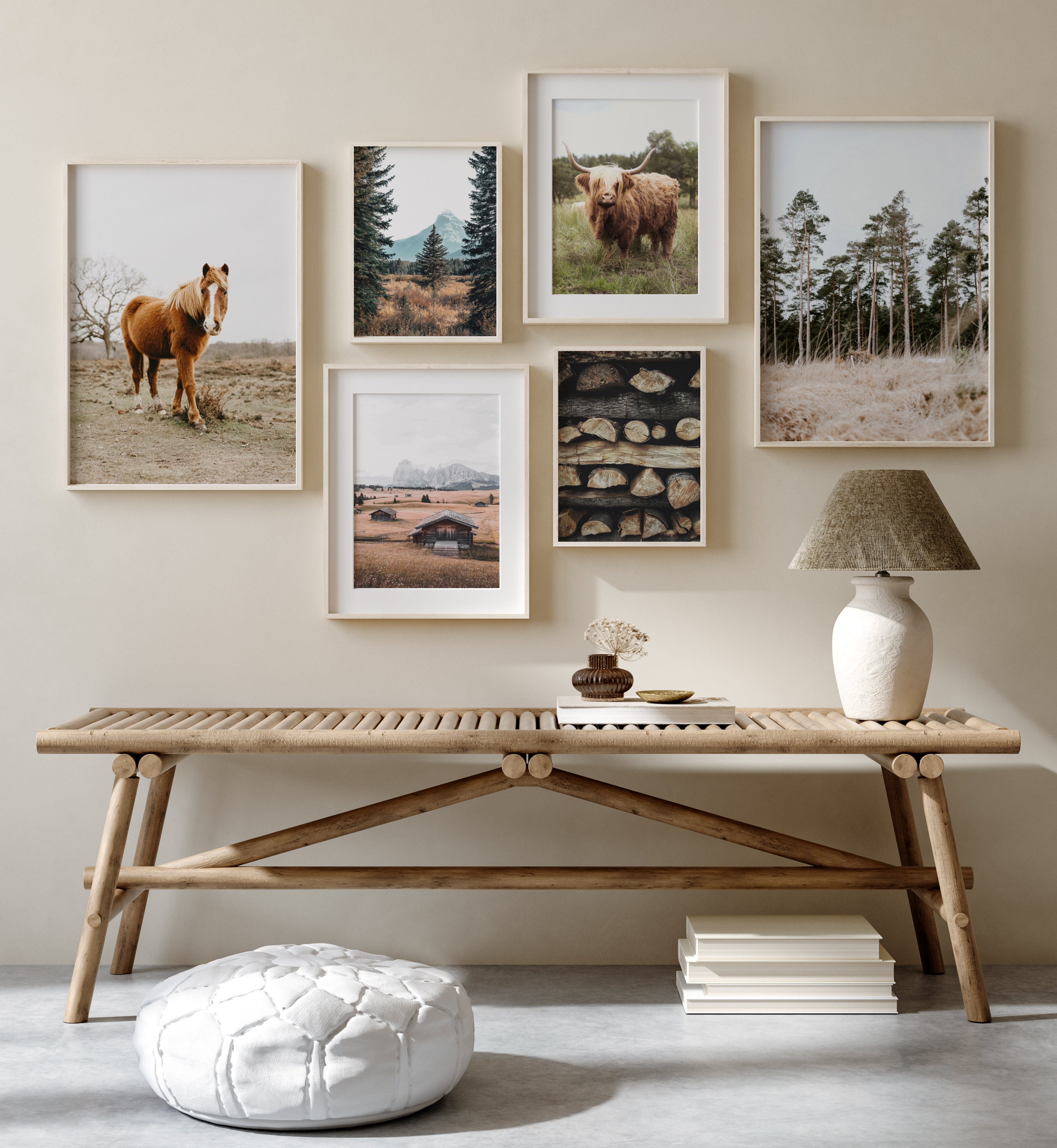 Nature Gallery Wall Set of 6 Prints, Nature Photography Prints ...
