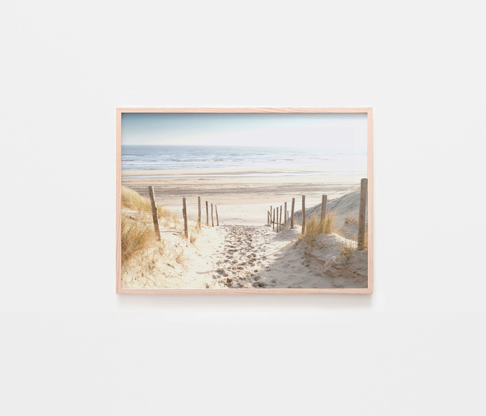 Neutral Beach Print Sea Dunes Photography Boho Coastal Wall - Etsy