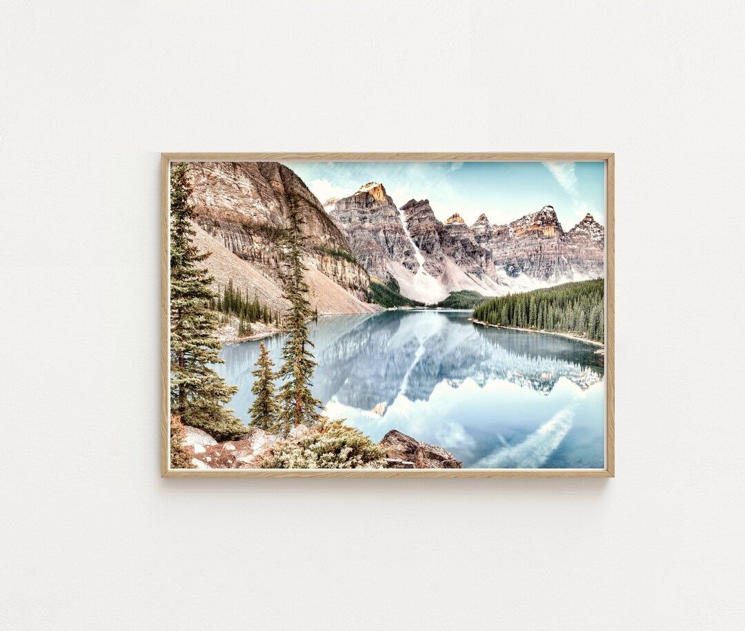 Banff National Park Wall Art, Lake Louise Print, Canada Nature ...