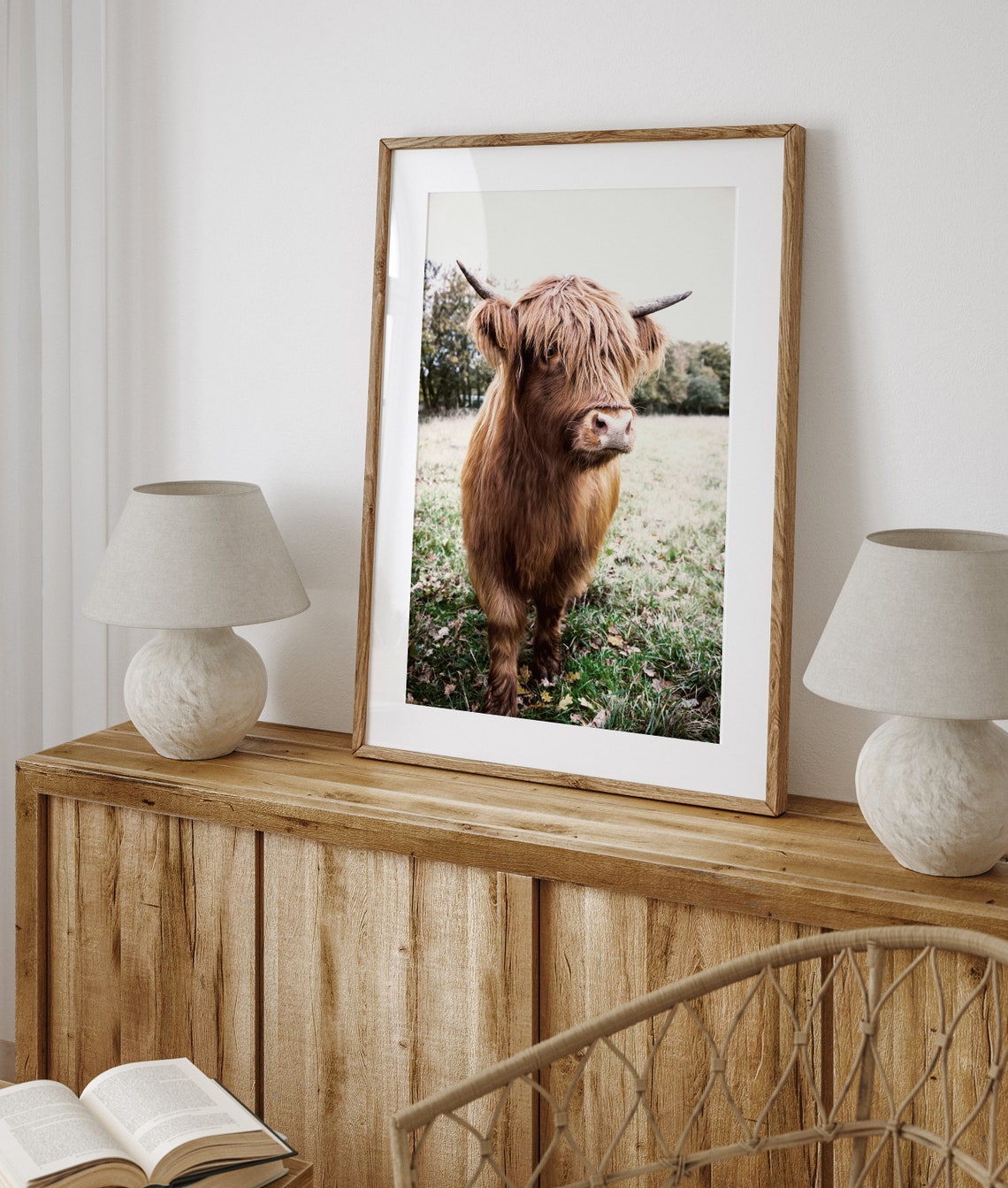 Highland Cow Print, Highland Cow Poster for Download, Rustic Cow Photo ...