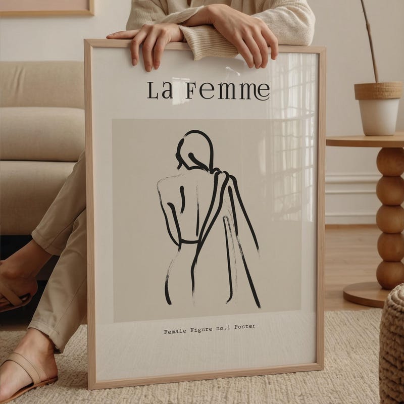 Female Line Art - Etsy